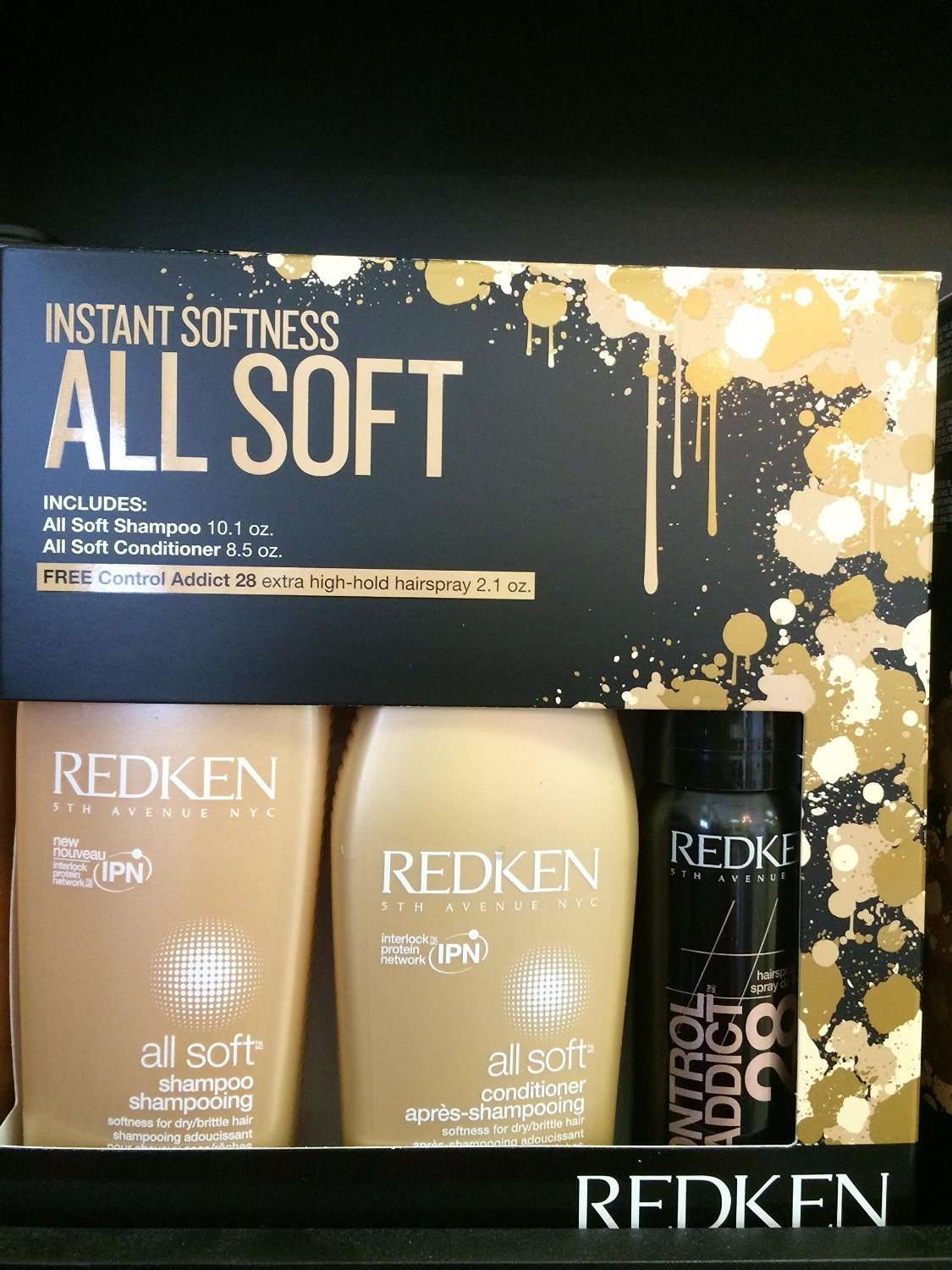 Redken All Soft Holiday Gift Set | Natural Oils for Hair & Beauty